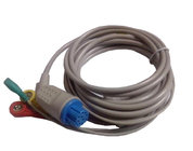Datex 3 lead ecg cable with snap end ,IEC