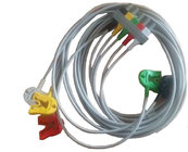Original  5 lead ecg leadwire cable ,M1633A, CLIP end, IEC