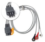 GE One Piece 3-Lead Snap ECG Cable (AHA)